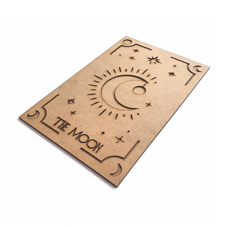 Moon Tarot Card - The Moon 360 Lasers