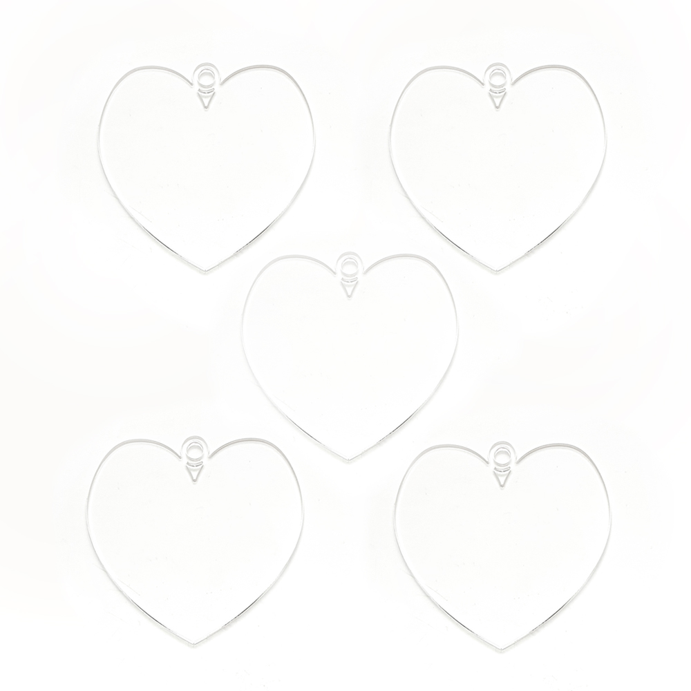 SVG Bauble Blank - Heart 360 Lasers