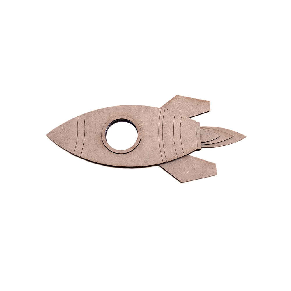 Layered Big Rocket - Mirror Window 360 Lasers