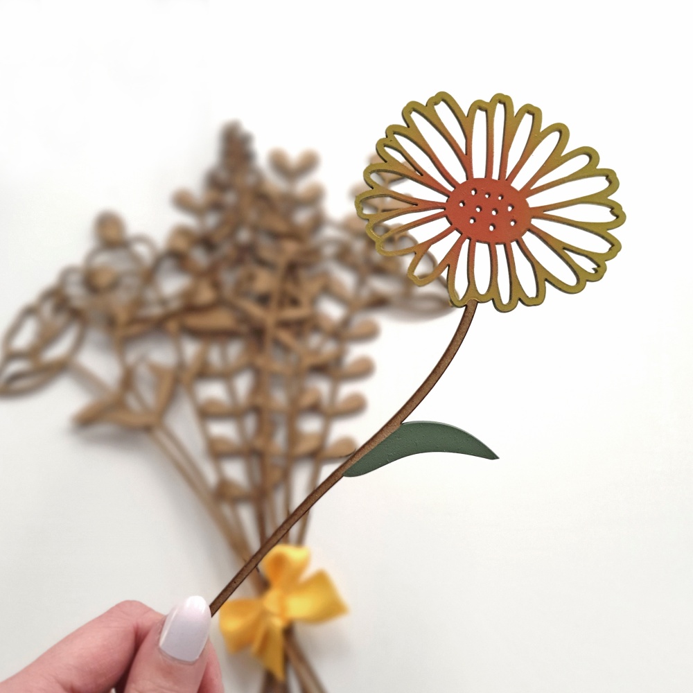 Flower Bouquet SPRING MIX - MDF 360 Lasers