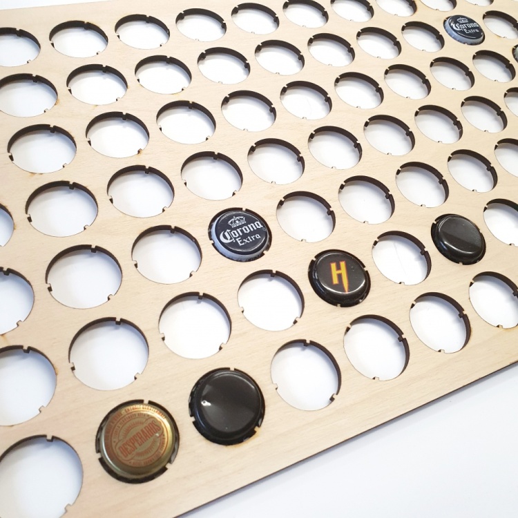 Bottlecap Holder Map UK 360 Lasers