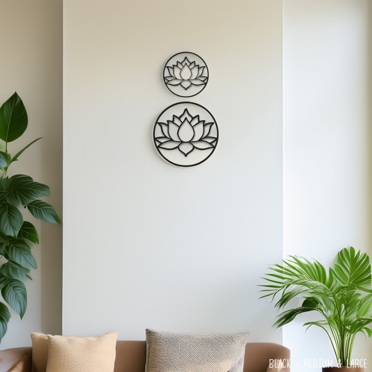 Lotus Flower Wall Art – MDF, Plywood, & Acrylic | DIY Craft & Home ...