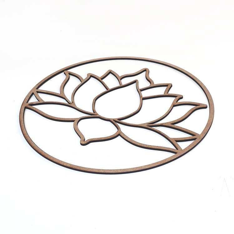 Lotus Flower Wall Art – MDF, Plywood, & Acrylic | DIY Craft & Home ...