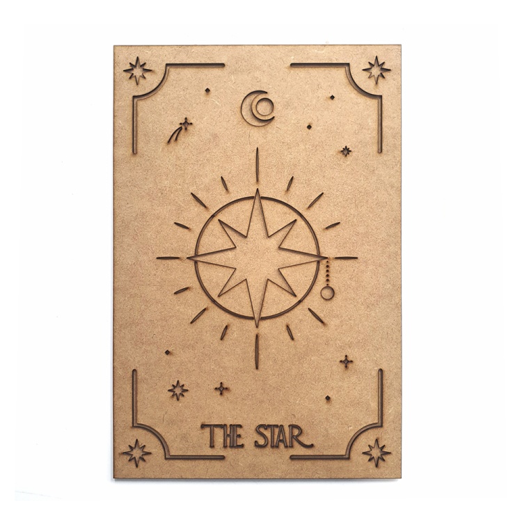 Moon Tarot Card - The Star 360 Lasers