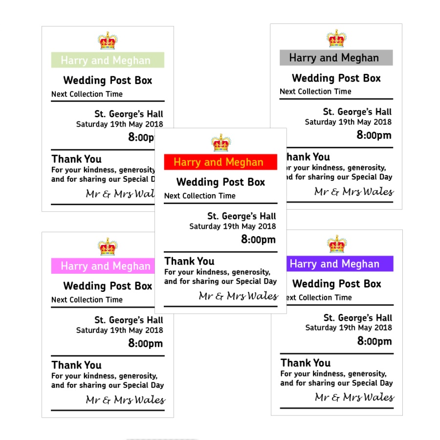 Wedding Postbox Sign 360 Lasers