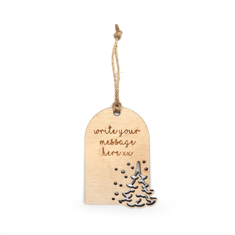 Personalized Christmas Tags – Customizable Bauble & Tree Designs ...