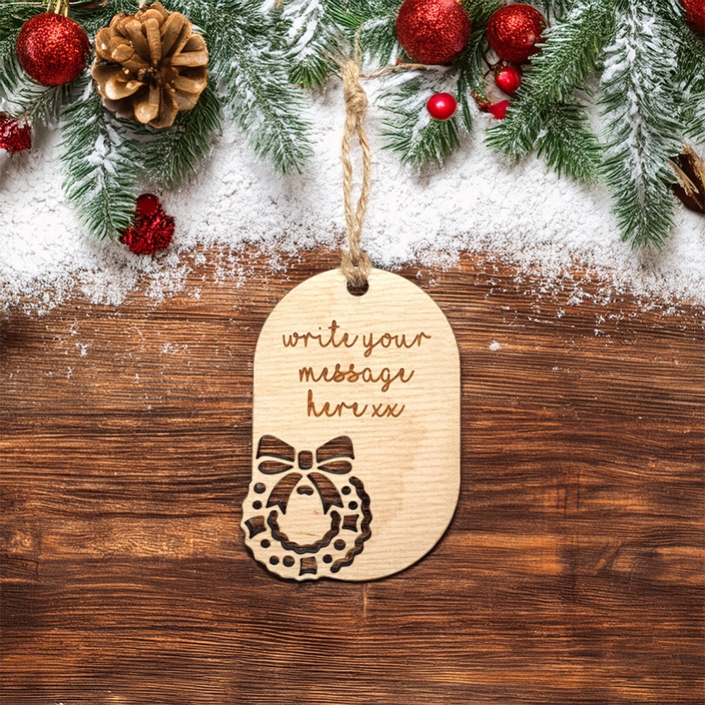 Personalized Christmas Tags – Customizable Bauble & Tree Designs ...