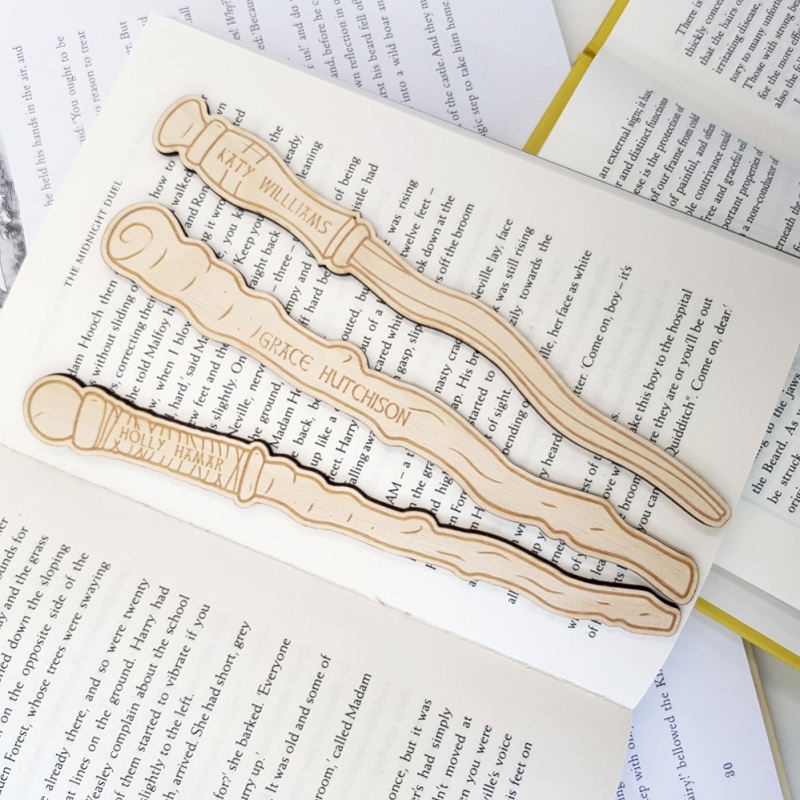 Personalised Wizard or Witch Wand – Custom Wooden Keepsake 360 Lasers