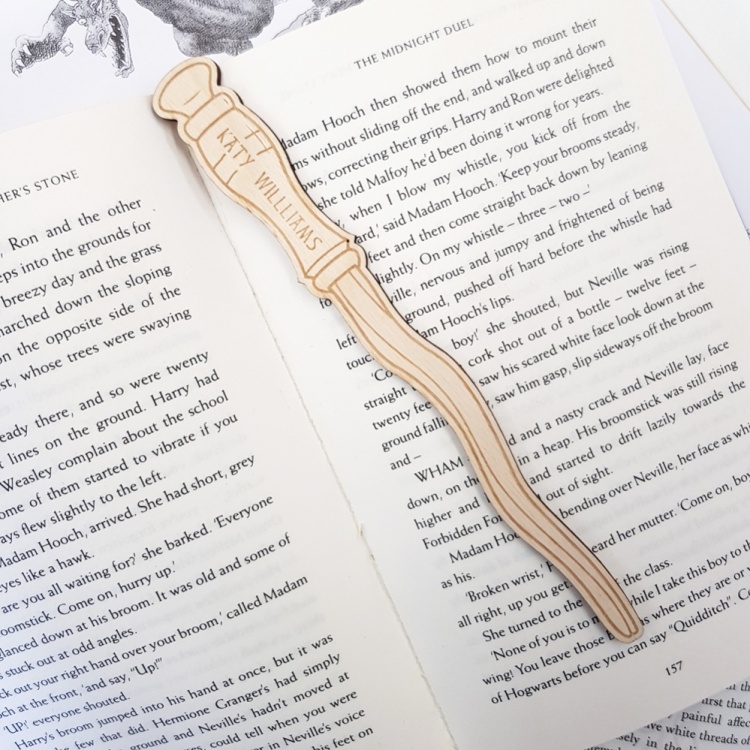 Personalised Wizard or Witch Wand – Custom Wooden Keepsake 360 Lasers