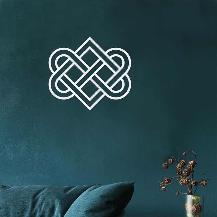 Celtic Knot 3 - White 360 Lasers