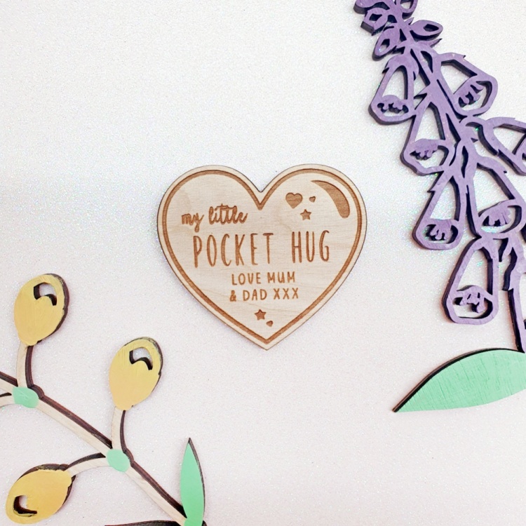 Heart-Shaped Pocket Hug Token – A Comforting Keepsake for Kids & Loved ...