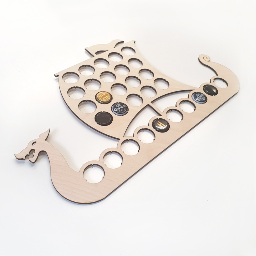 Bottlecap Holder Longboat 360 Lasers