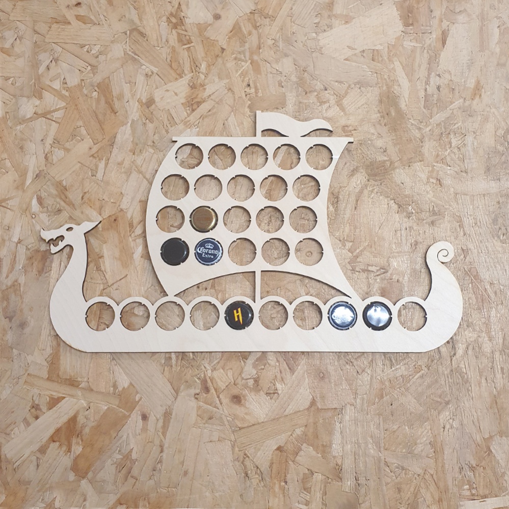 Bottlecap Holder Longboat 360 Lasers