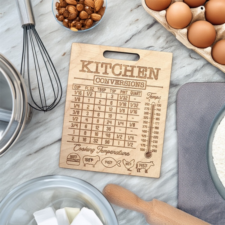 Magnetic Kitchen Conversion Chart – Baking Measurements & Oven Temp ...