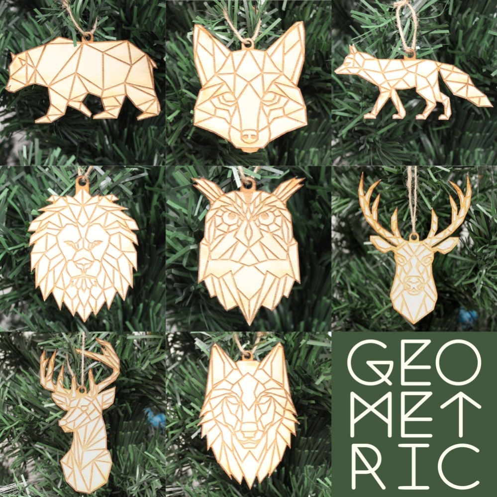 Geometric Animal Hanging decor 360 Lasers