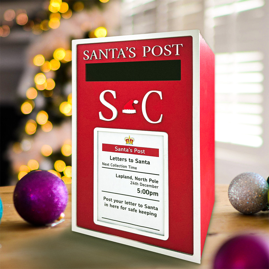 Santa Postbox Sign 360 Lasers