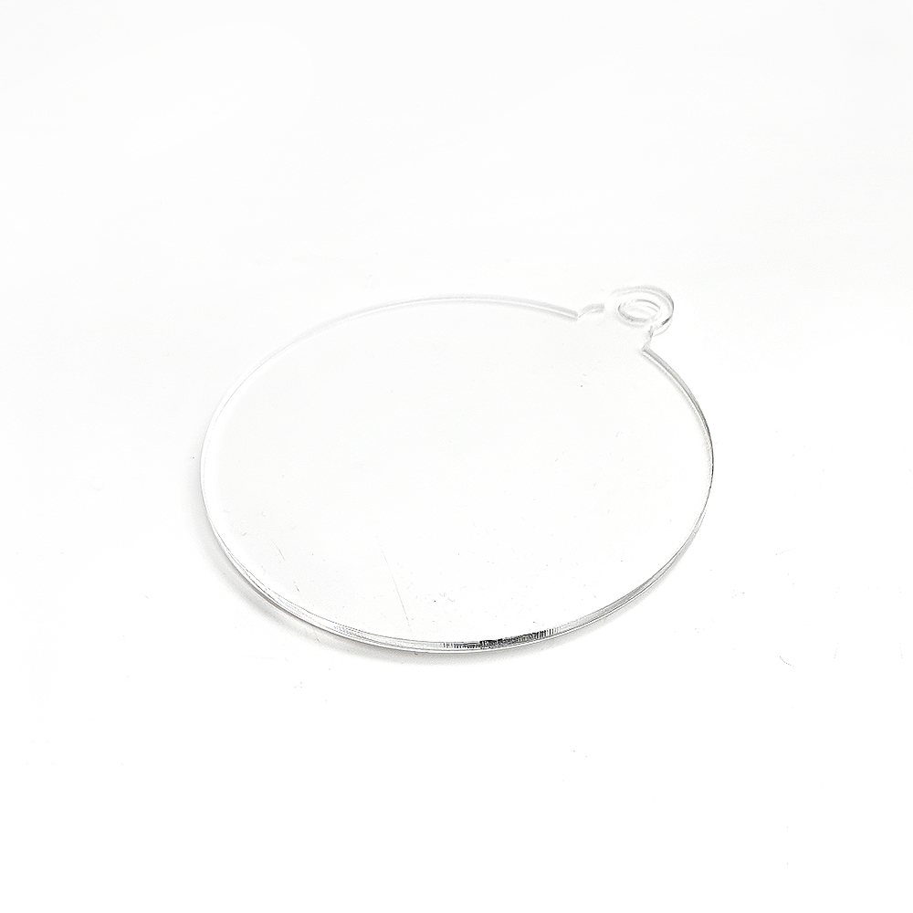 Clear Acrylic Blank Baubles – Perfect for Vinyl, Engraving & Christmas ...