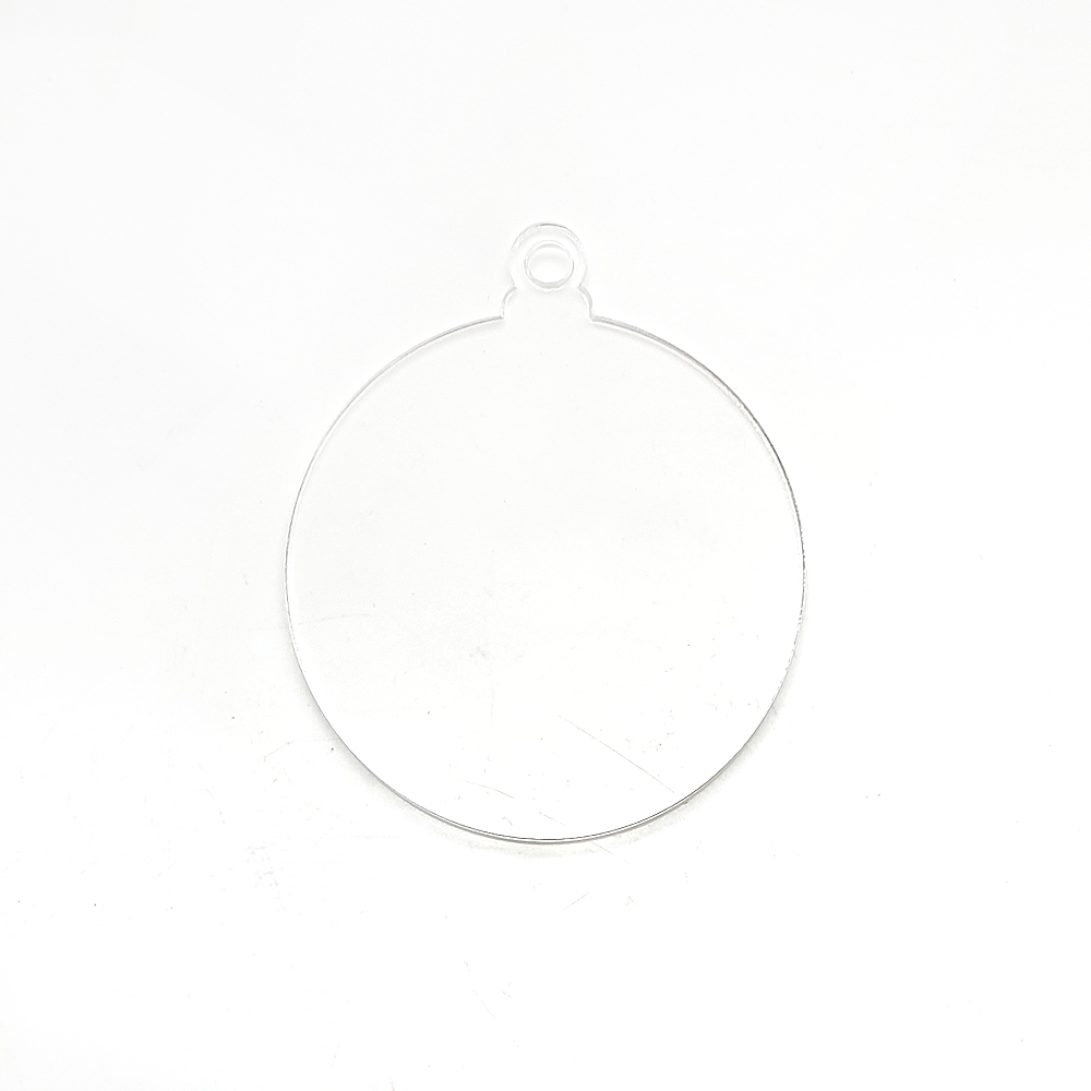 Clear Acrylic Blank Baubles – Perfect for Vinyl, Engraving & Christmas ...