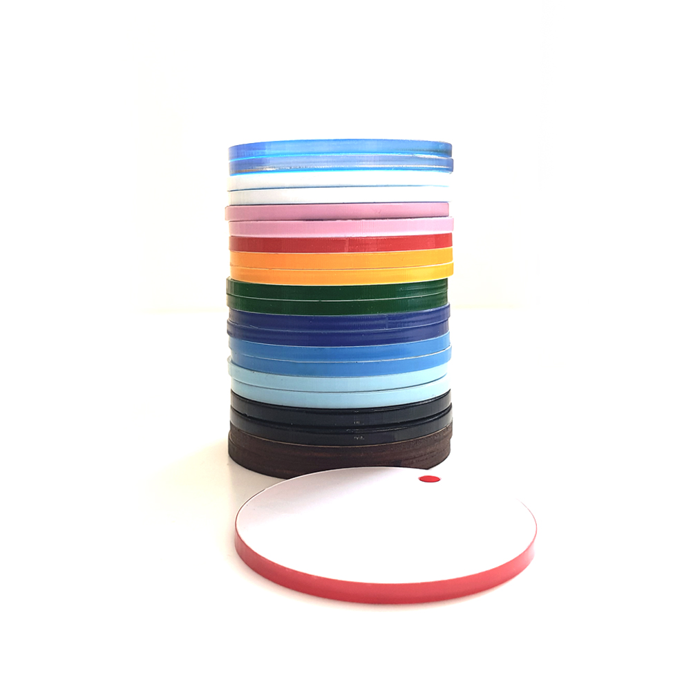 10x Acrylic Square Key Ring Blanks – Laser Cut Keychain Shapes 360 Lasers