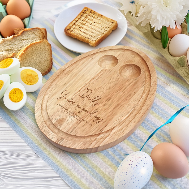 Personalised Oval Egg Board – "You’re A Good Egg" | Breakfast Gift 360 ...