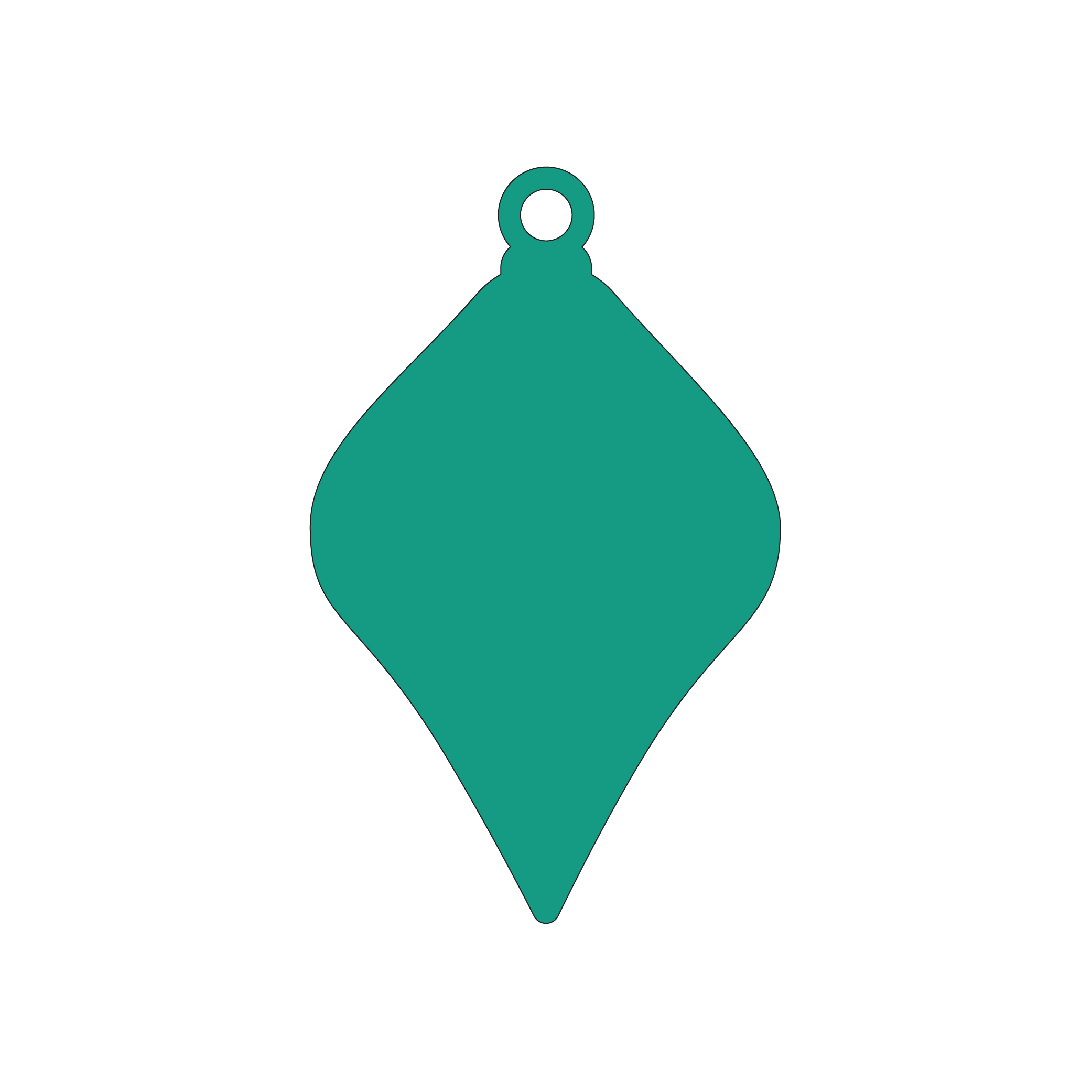 SVG Bauble Blank - Ornament 360 Lasers