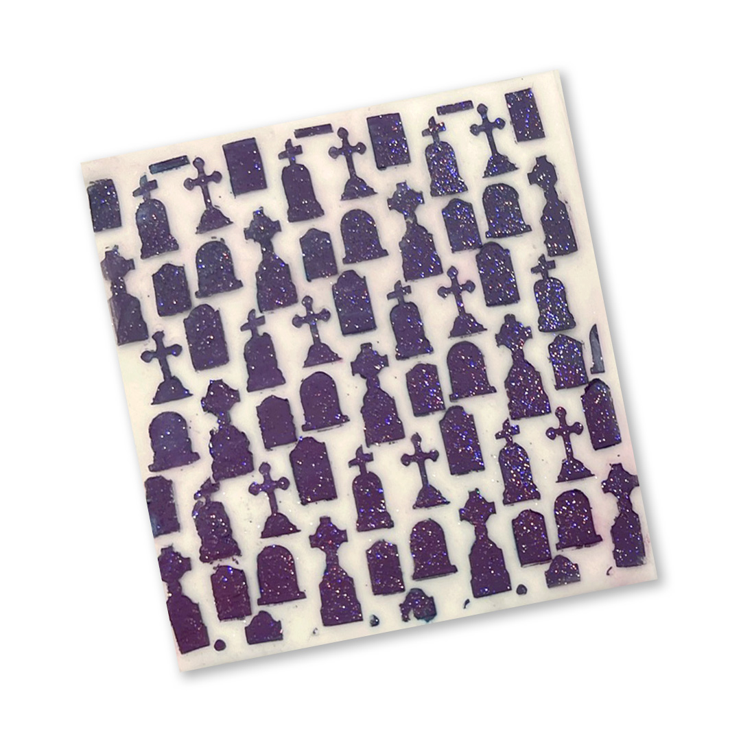 Graveyard Stencil 360 Lasers