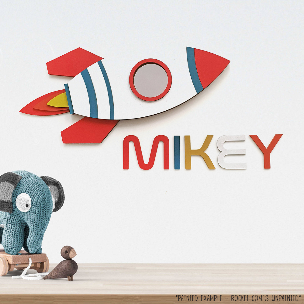 Layered Big Rocket - Mirror Window 360 Lasers