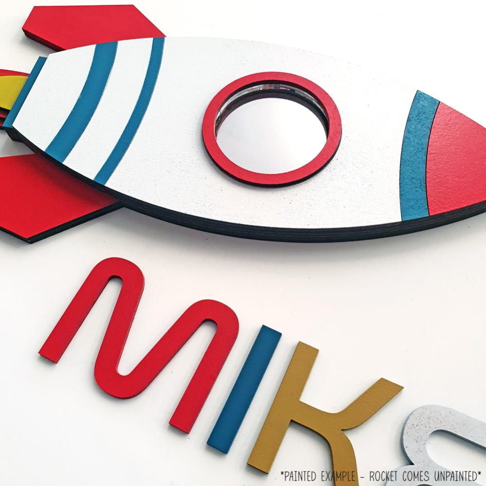 Layered Big Rocket - Mirror Window 360 Lasers