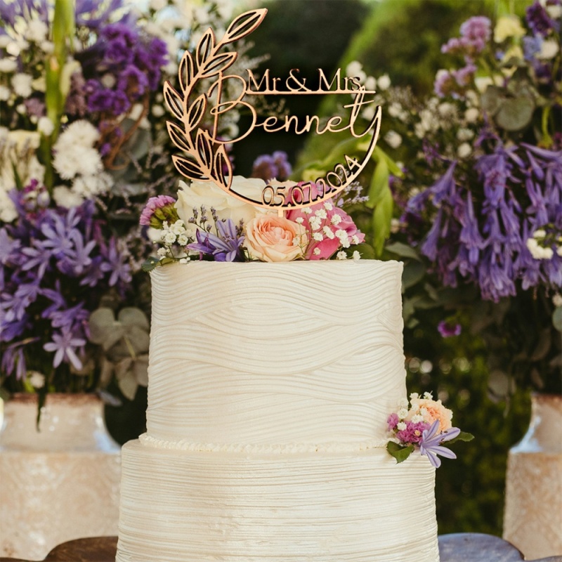 Personalised Wedding Cake Toppers 360 Lasers
